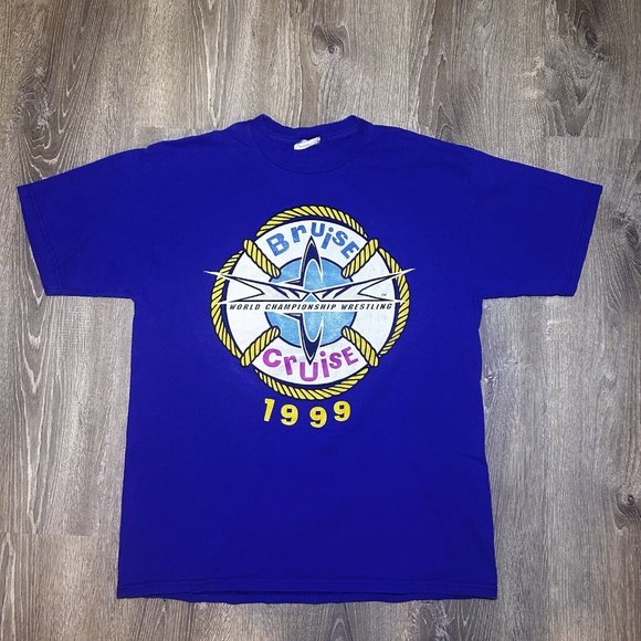Wcw | Shirts | Vintage 999 Wcw Bruise Cruise Exclusive Sting Steiner ...